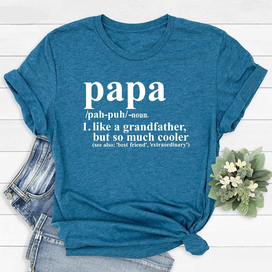 Best Papa Ever Shirt, Papa Shirt, Father's Day Shirt, Daddy Tee, Papa ...