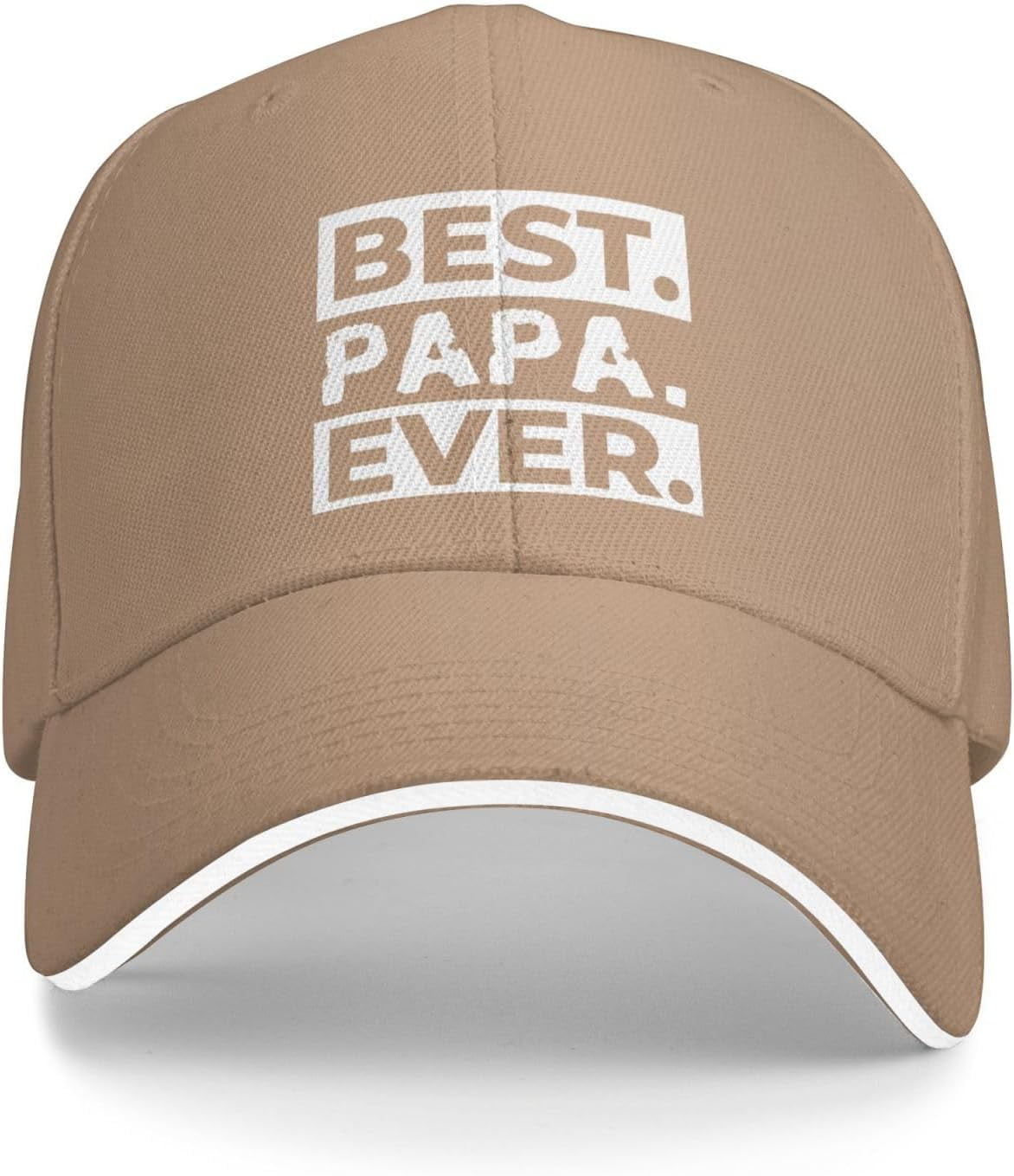 Best Papa Ever Trucker Hat Baseball Cap Funny Outdoor Travel Dad Caps ...