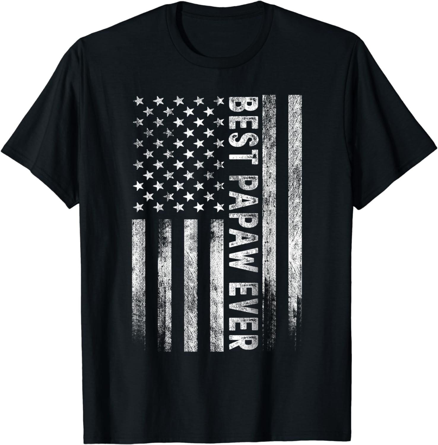 Best Papaw Ever Shirt Vintage American Flag Dad Papa T-Shirt - Walmart.com