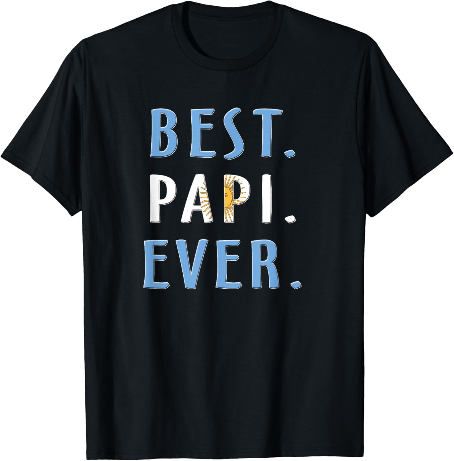 Best Papi Ever Argentina Flag TShirt - Walmart.com