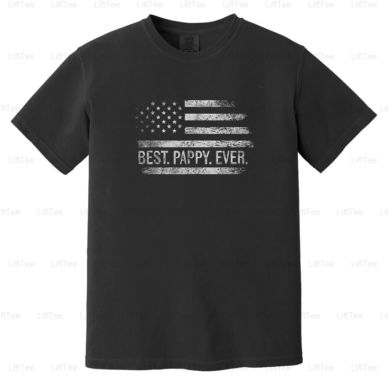 Best Pappy Ever American Flag Father's Day Grandpa Family Love ...