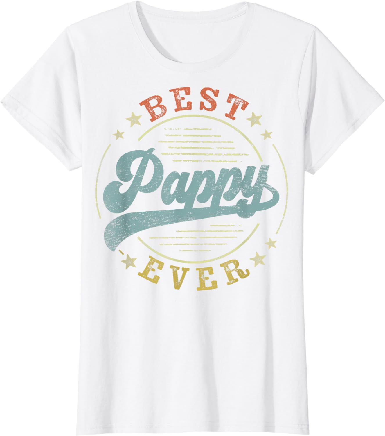 Best Pappy Ever Father's Day Pappy Gifts Vintage Emblem T-Shirt ...