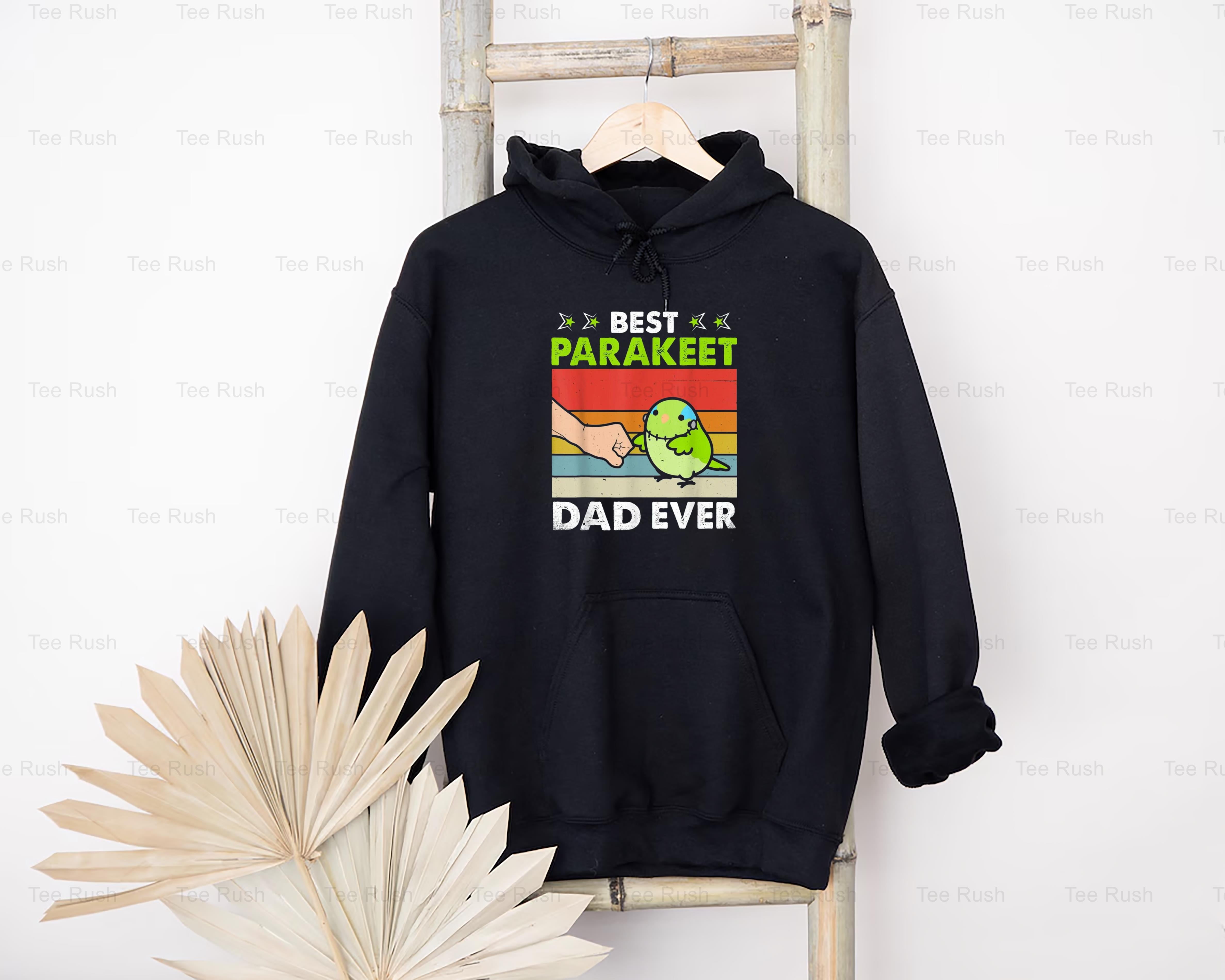 Best Parakeet Dad Ever Funny Pet Bird Budgie Parrot Owner Father Gift,T ...