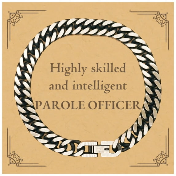 Best Parole Officer Gifts, Highly skilled and intelligent, Appreciation ...