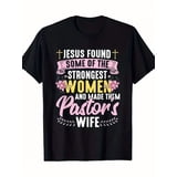 Best Pastor Wife Thanks Church Christian Pastor Wife Gift T-Shirt ...