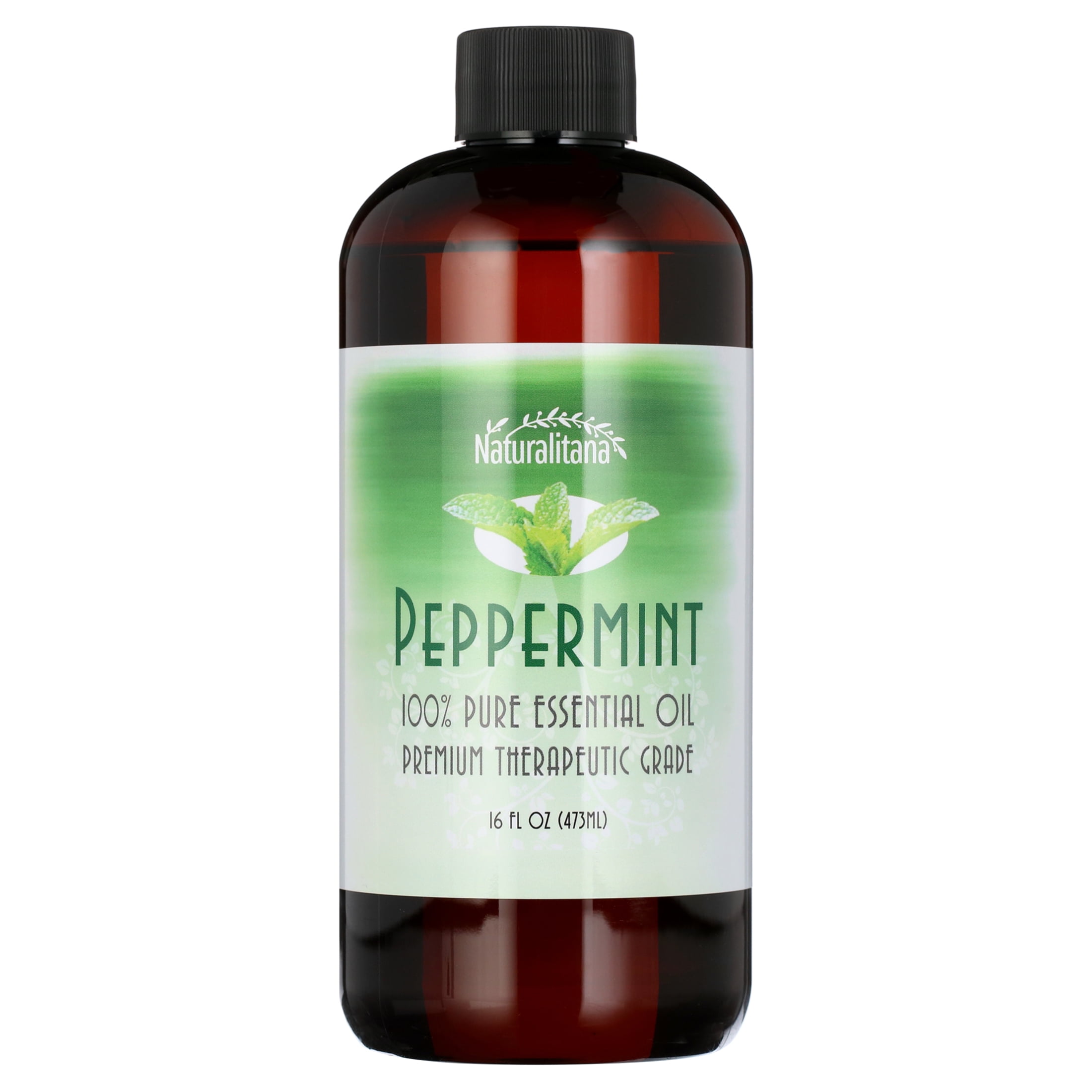 Naturalitana Pure Peppermint Oil (16 Oz) - For Diffuser, Topical Use ...