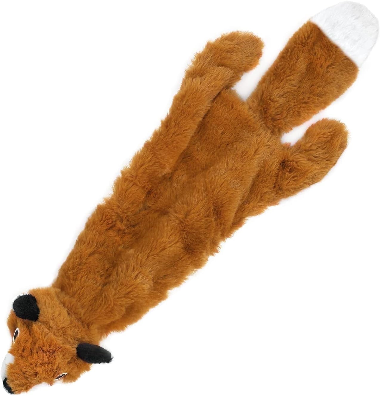 Best Pet Supplies 2-in-1 Stuffless Squeaky Dog Toys with Soft, Durable ...