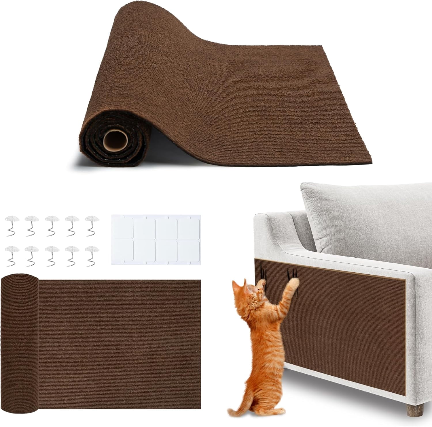 Best Pet Supplies Catify Sloped Sisal Cat Scratchers for Indoor Cats ...