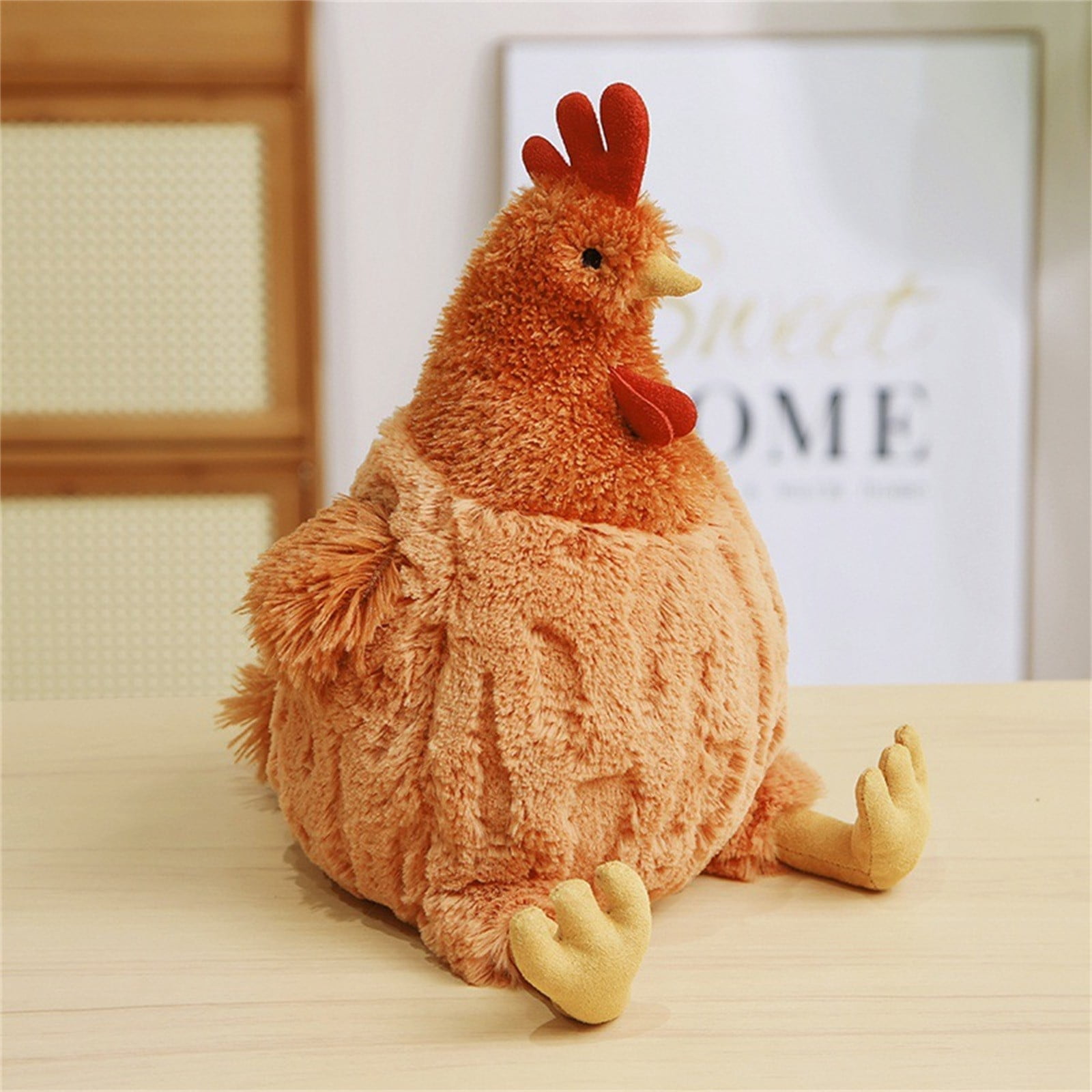 Best Pet Supplies Chicken Crinkle Plush Dog Toys for Interactive Play ...