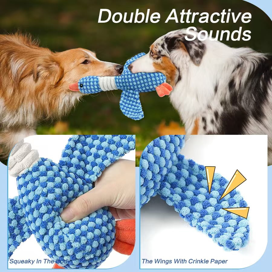 Best Pet Supplies Crinkle Dog Toy for Small, Medium, and Large Breeds ...