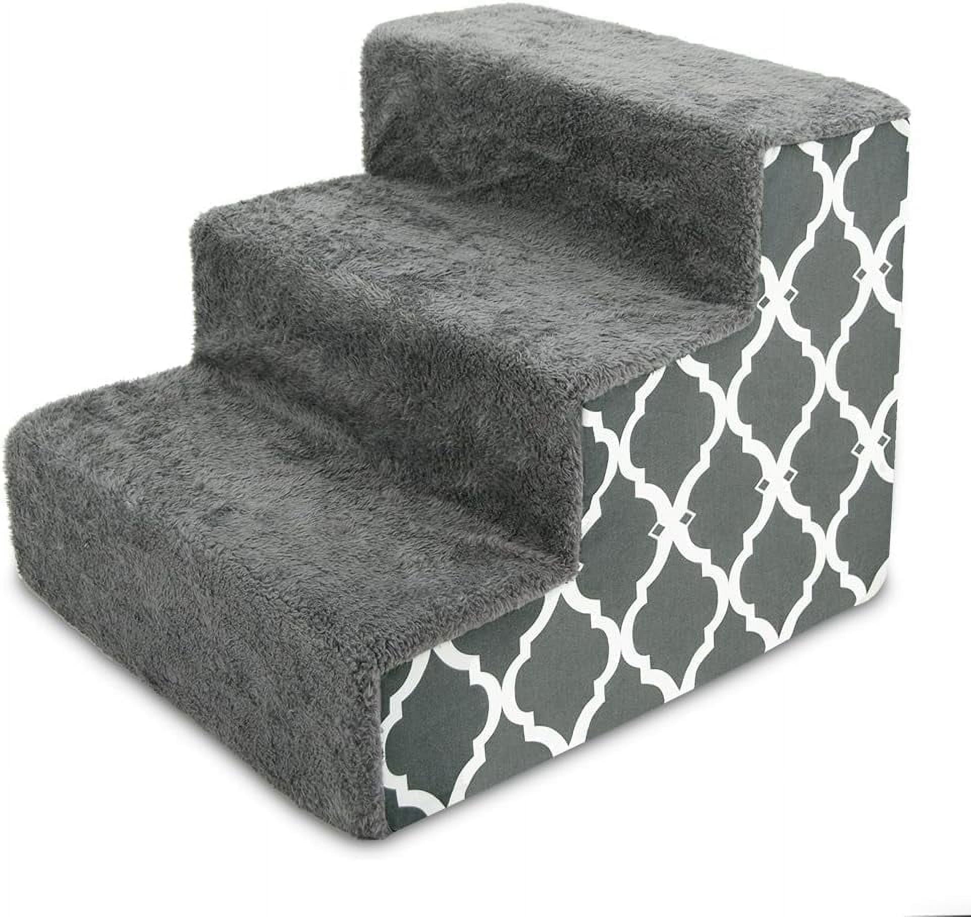 Best Pet Supplies Foam Pet Steps for Small Dogs and Cats, Portable Ramp ...