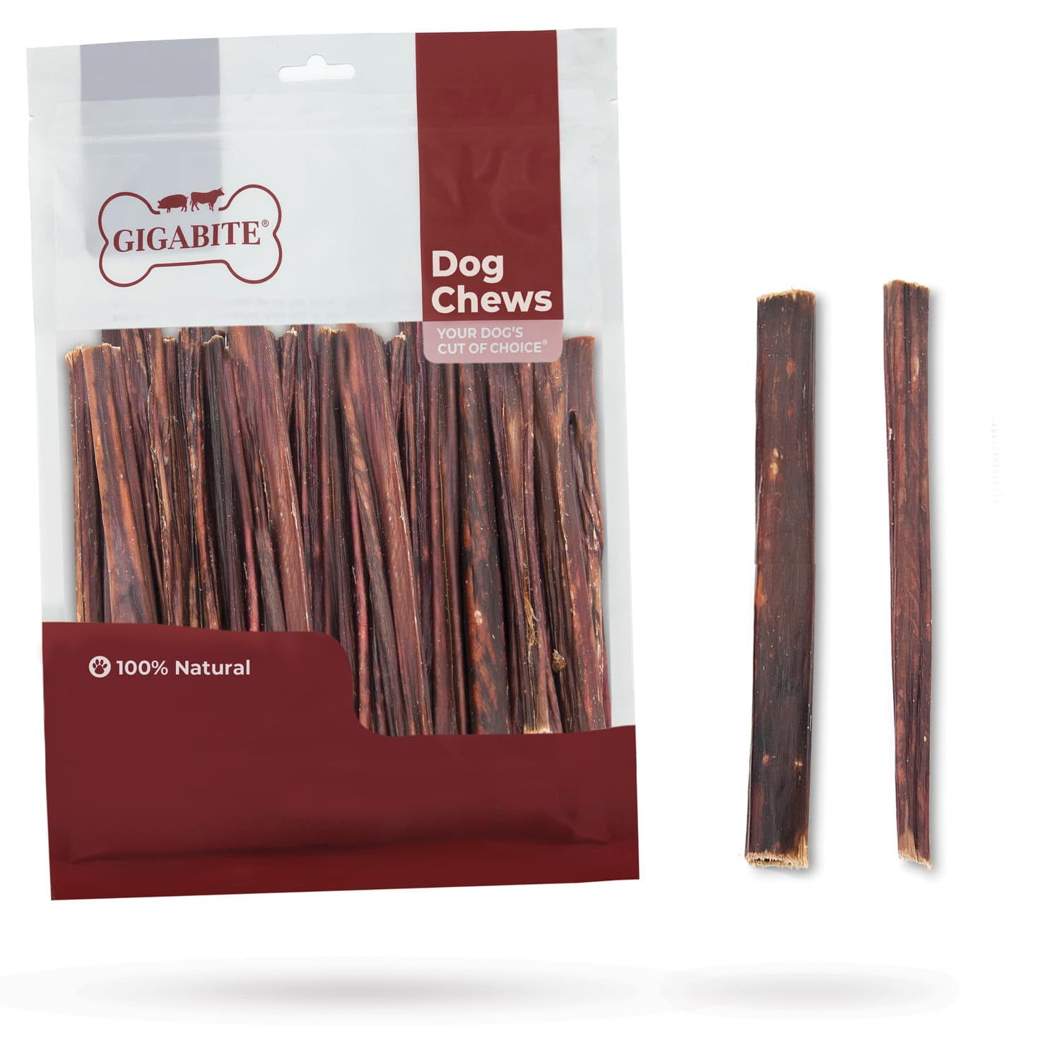Best Pet Supplies GigaBite SBF3 6 Inch Beef Gullet Jerky Sticks (50 ...