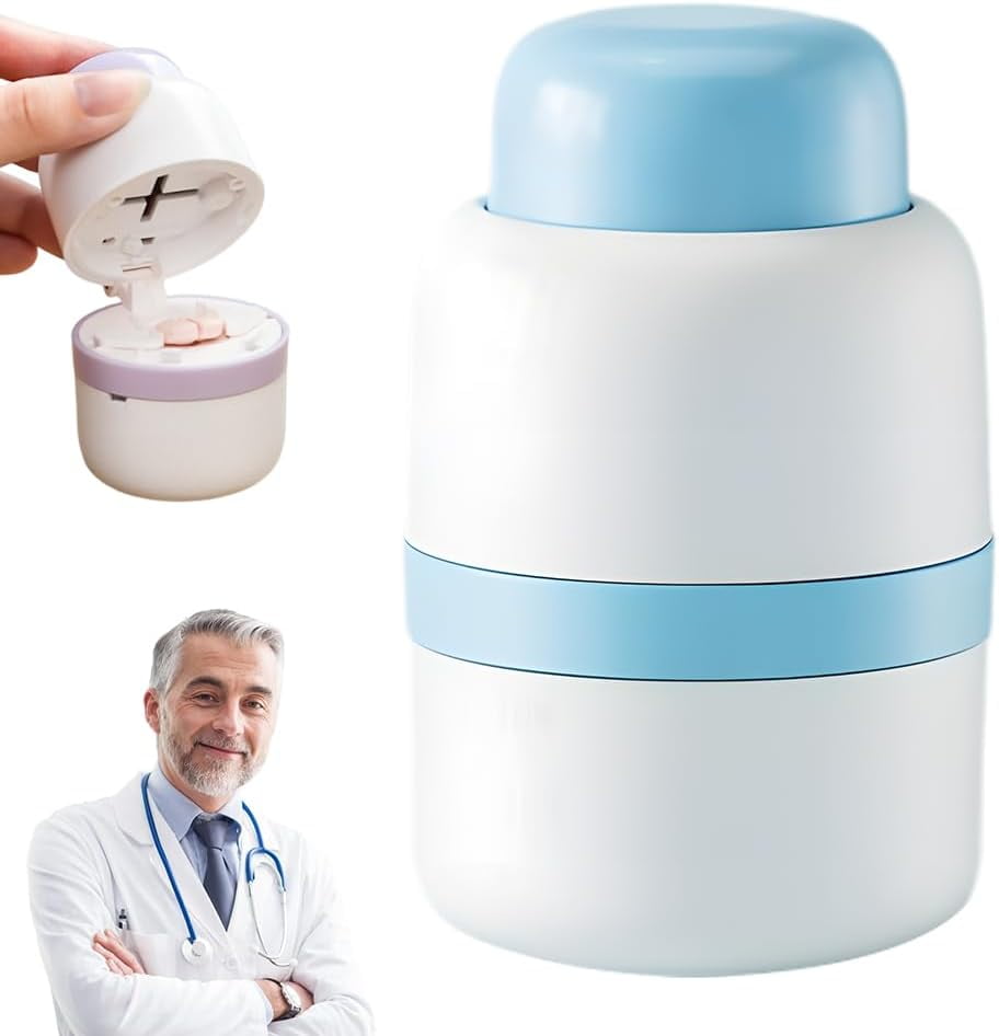 Best Pill Cutter Pill Box, 2025 New Portable Pill Precise Fixed ...