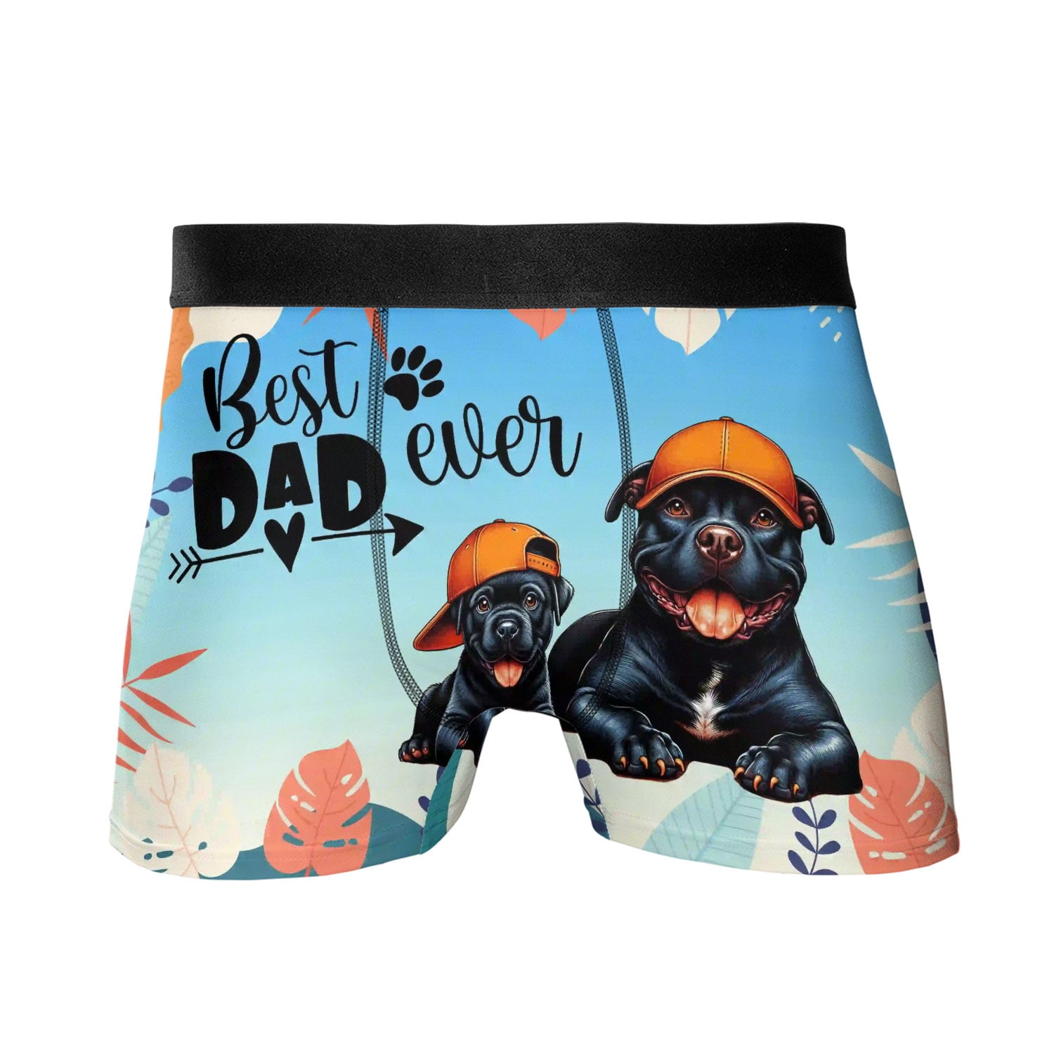 Best Pitbull Dad Ever Happy Father's Day All Over Print Boxer Briefs ...