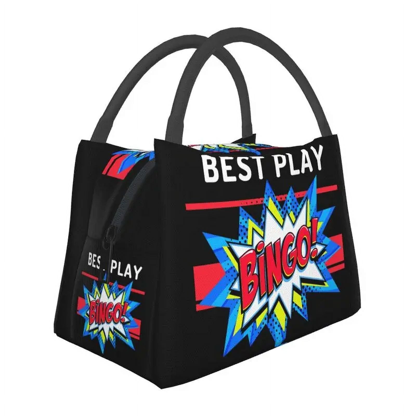 Best Play Bingo Game For Bingo Players Thermal Insulated Lunch Bags ...
