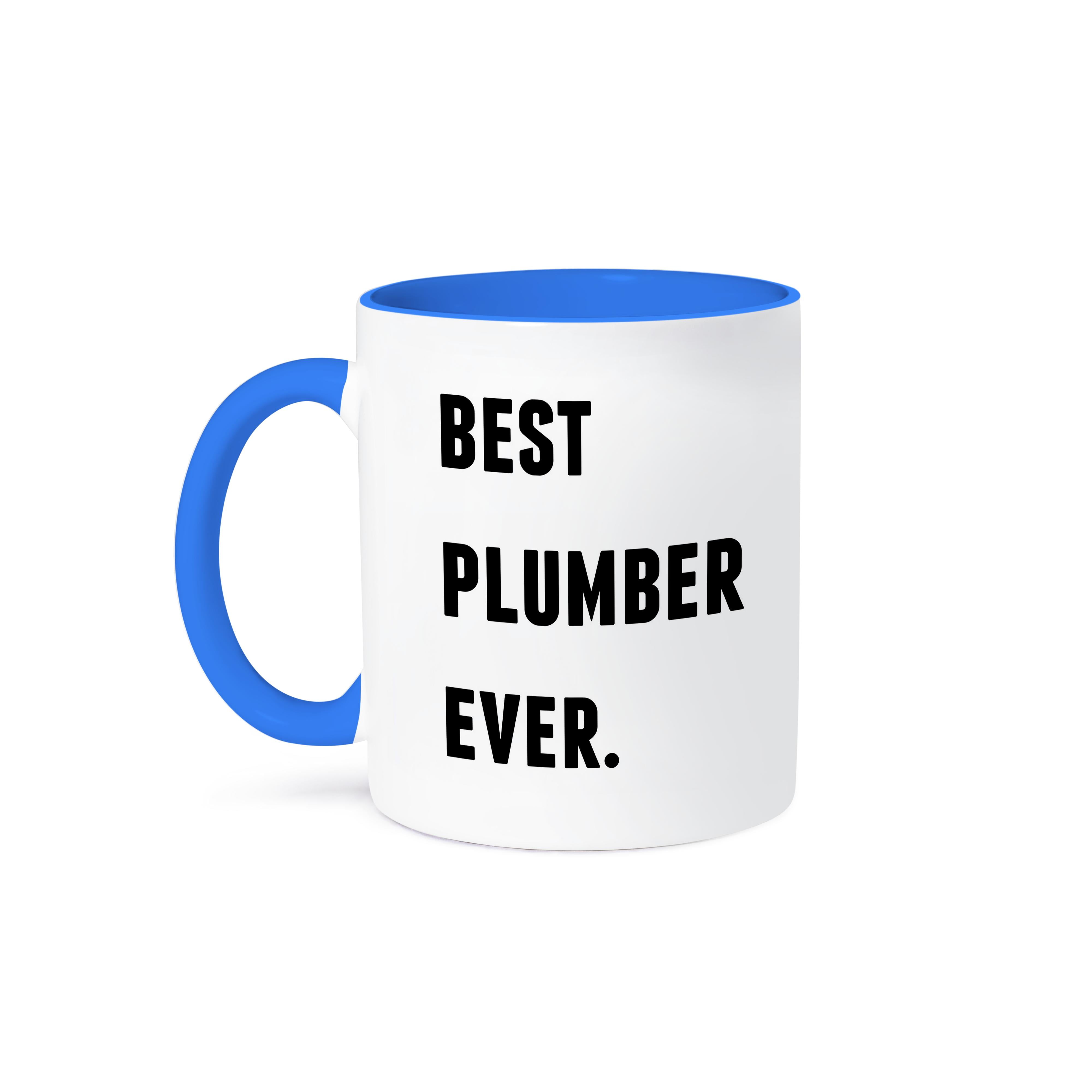 3dRose, Best Plumber Ever, Black Letters On A White Background, 11oz ...