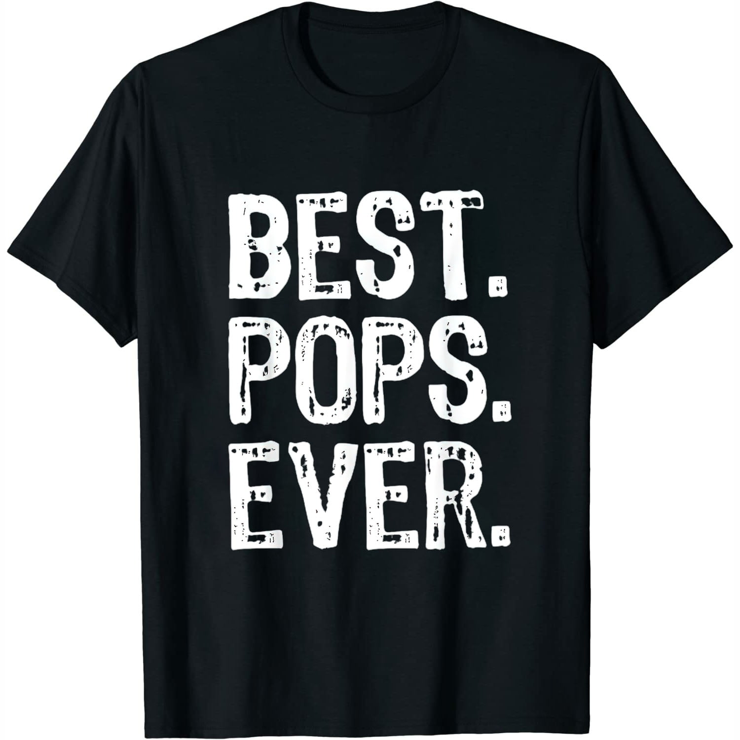 Best Pops Ever Family Cool Funny Womens T-Shirt Black 2XL - Walmart.com
