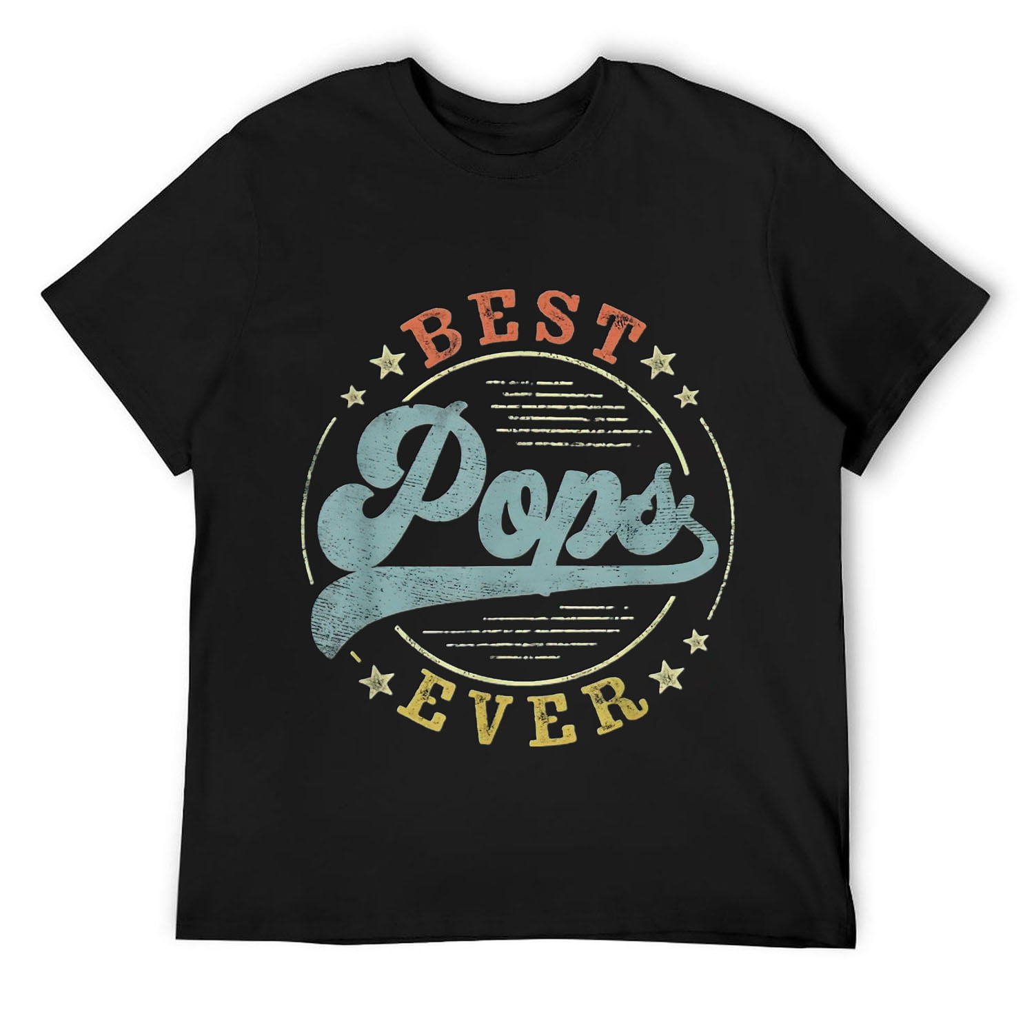 Best Pops Ever Father's Day Pops Gifts Vintage Emblem T-Shirt - Walmart.com