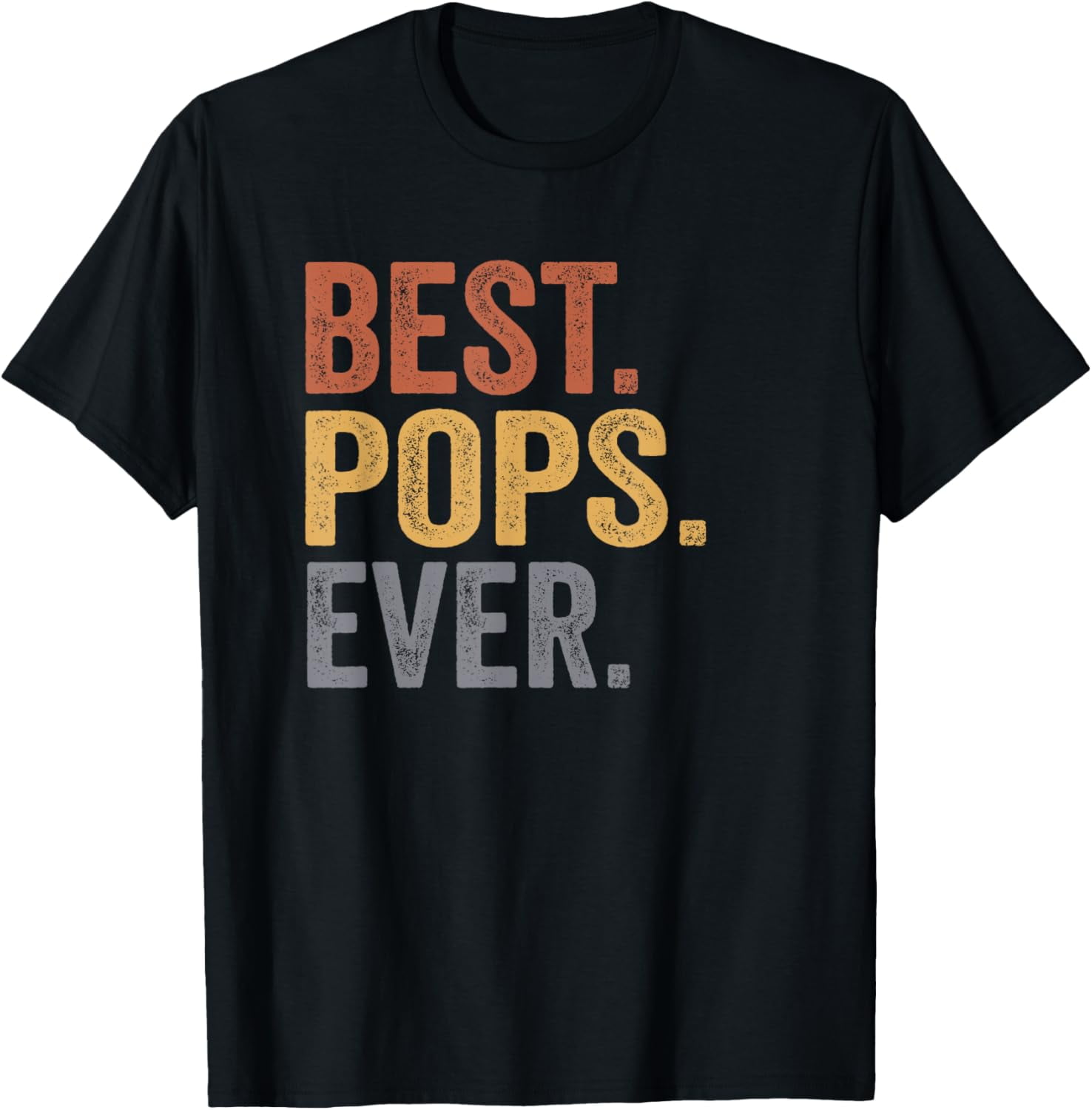Best Pops Ever Gifts From Grandkids Pops Father's Day T-Shirt - Walmart.com