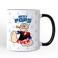 Best Pops Ever Personalized Mug, Classic Popeye the Sailorman Dad Gift ...