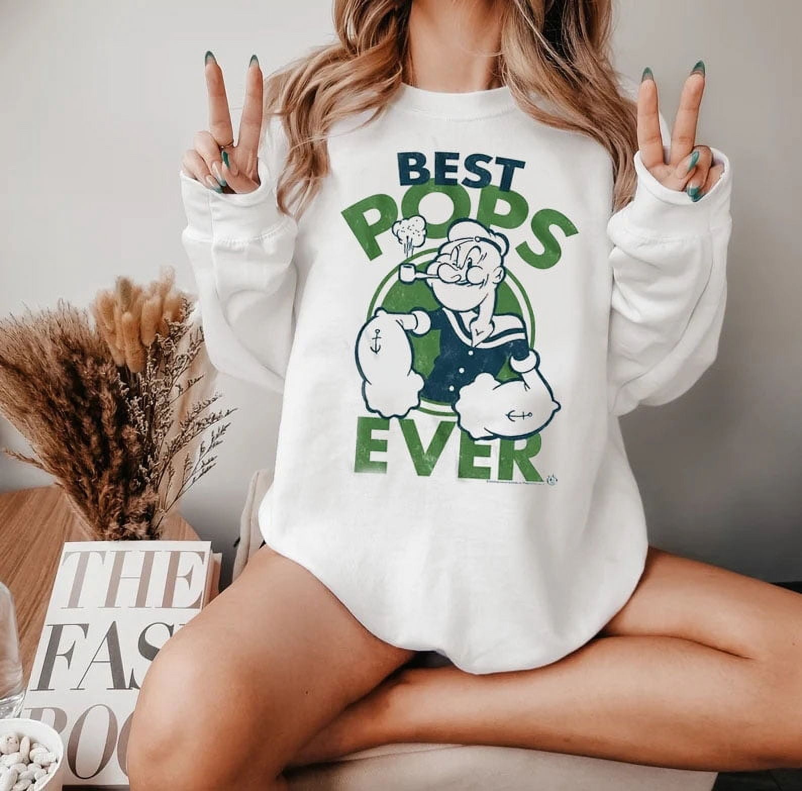 Best Pops Ever Popeye sweatshirt - Walmart.com