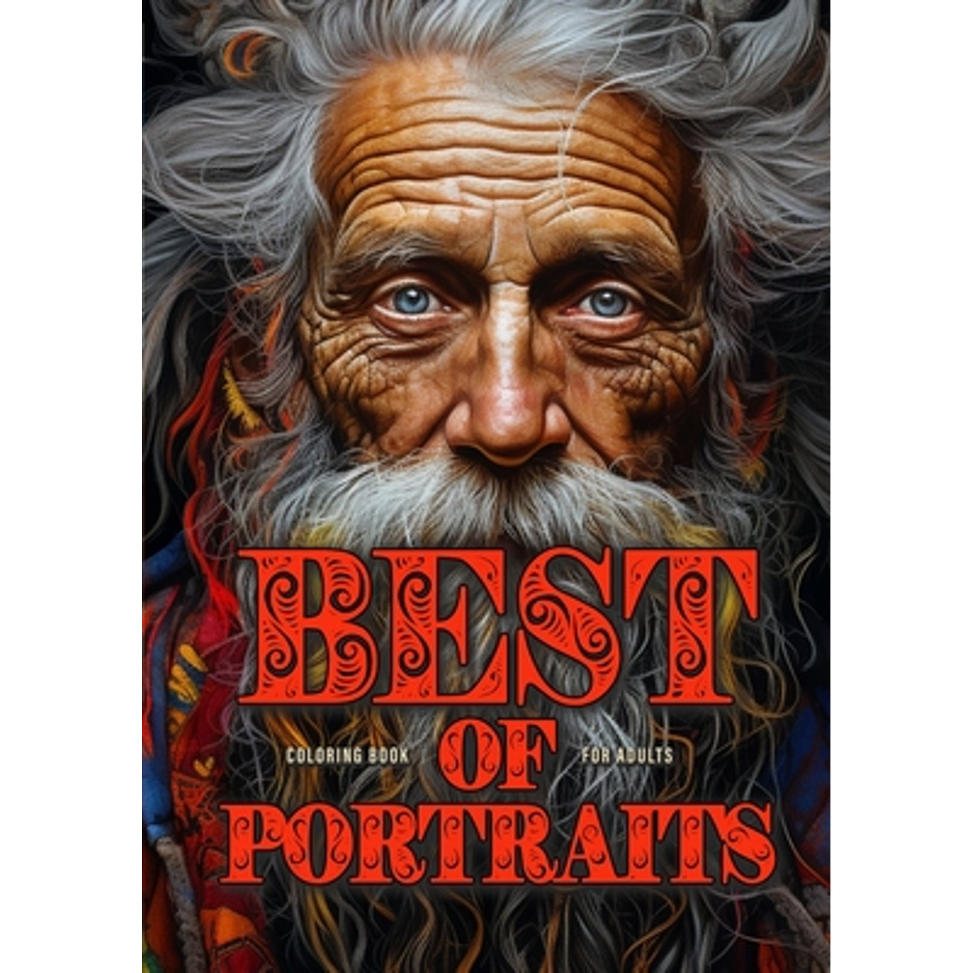 Best of Portraits Coloring Book for Adults: Portrait Faces Coloring ...