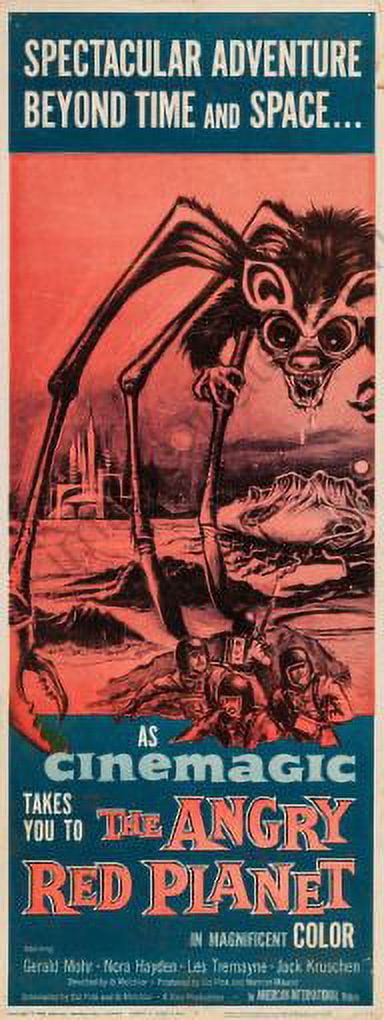 Best Posters Angry Red Planet 14Inx36In Insert Movie Poster - Walmart.com