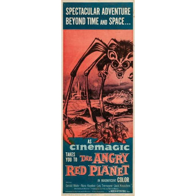 Best Posters Angry Red Planet 14Inx36In Insert Movie Poster - Walmart.com
