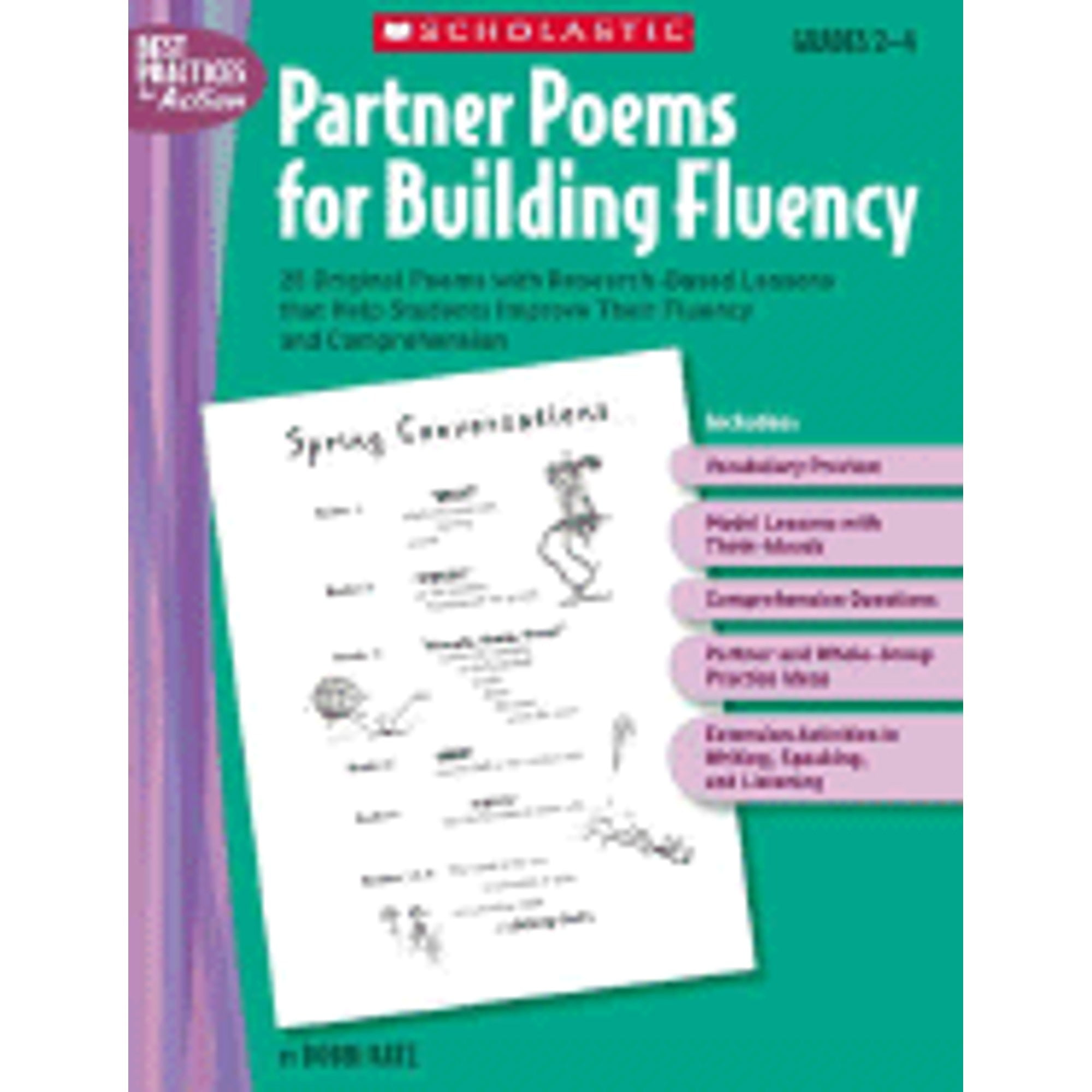 Pre-Owned Partner Poems for Building Fluency: Grades 2-4: 25 Original ...
