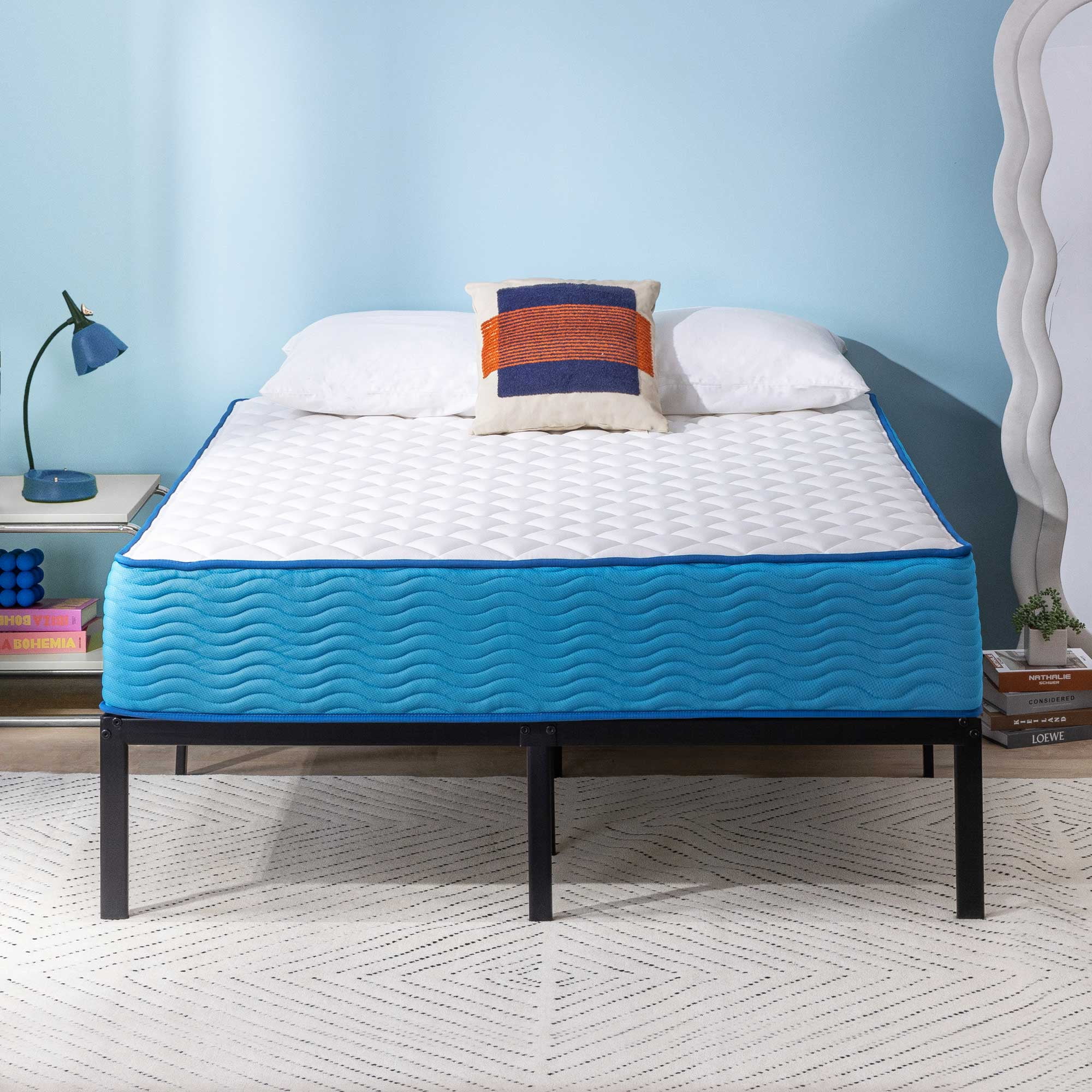 Best Price Mattress 12” Hybrid Tight Top Mattress in a Box, Queen ...