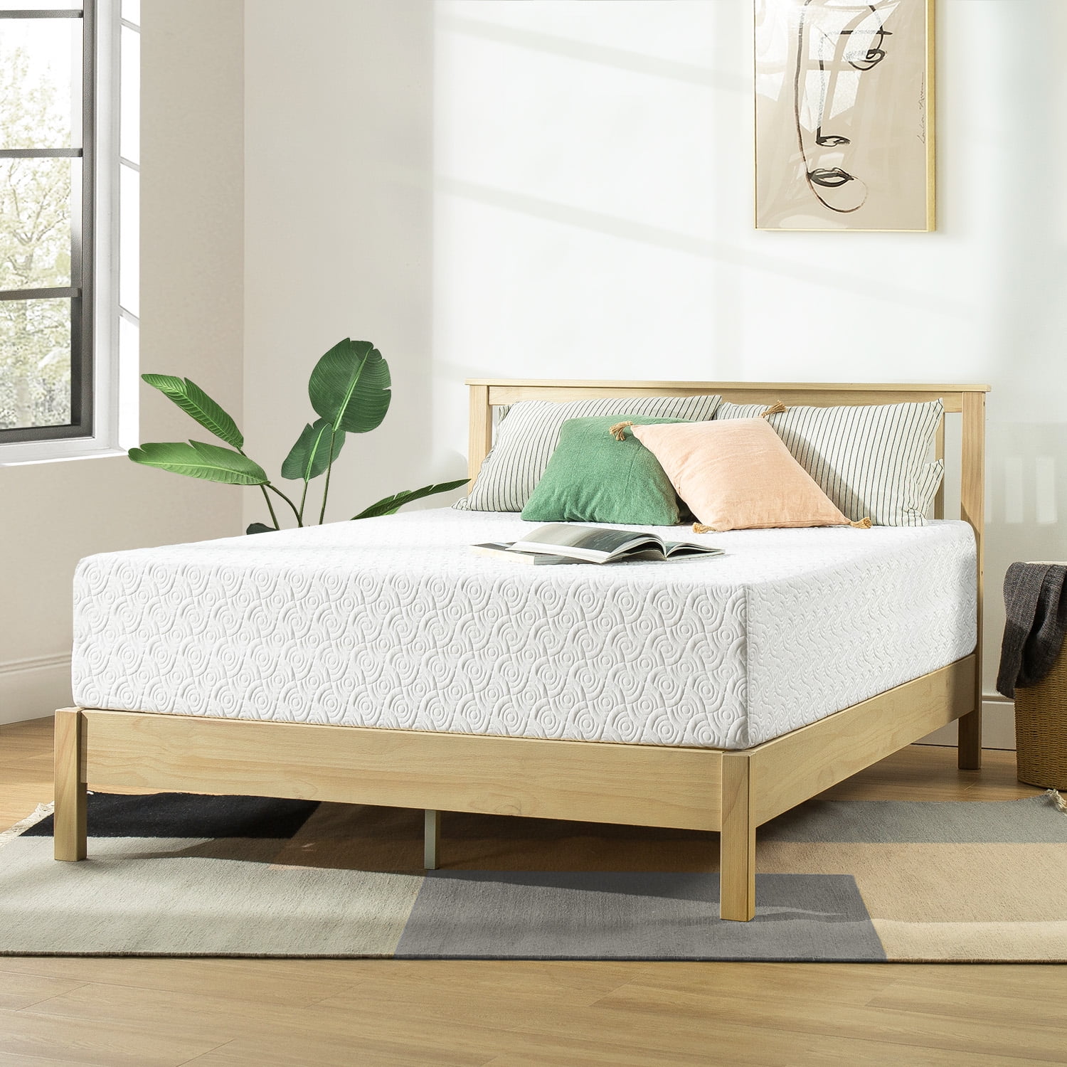 Mellow 13 inch Medium Firm Signature Gel Memory Foam King Mattress with Cooling Gel Infusion and CertiPUR US Certified Foams