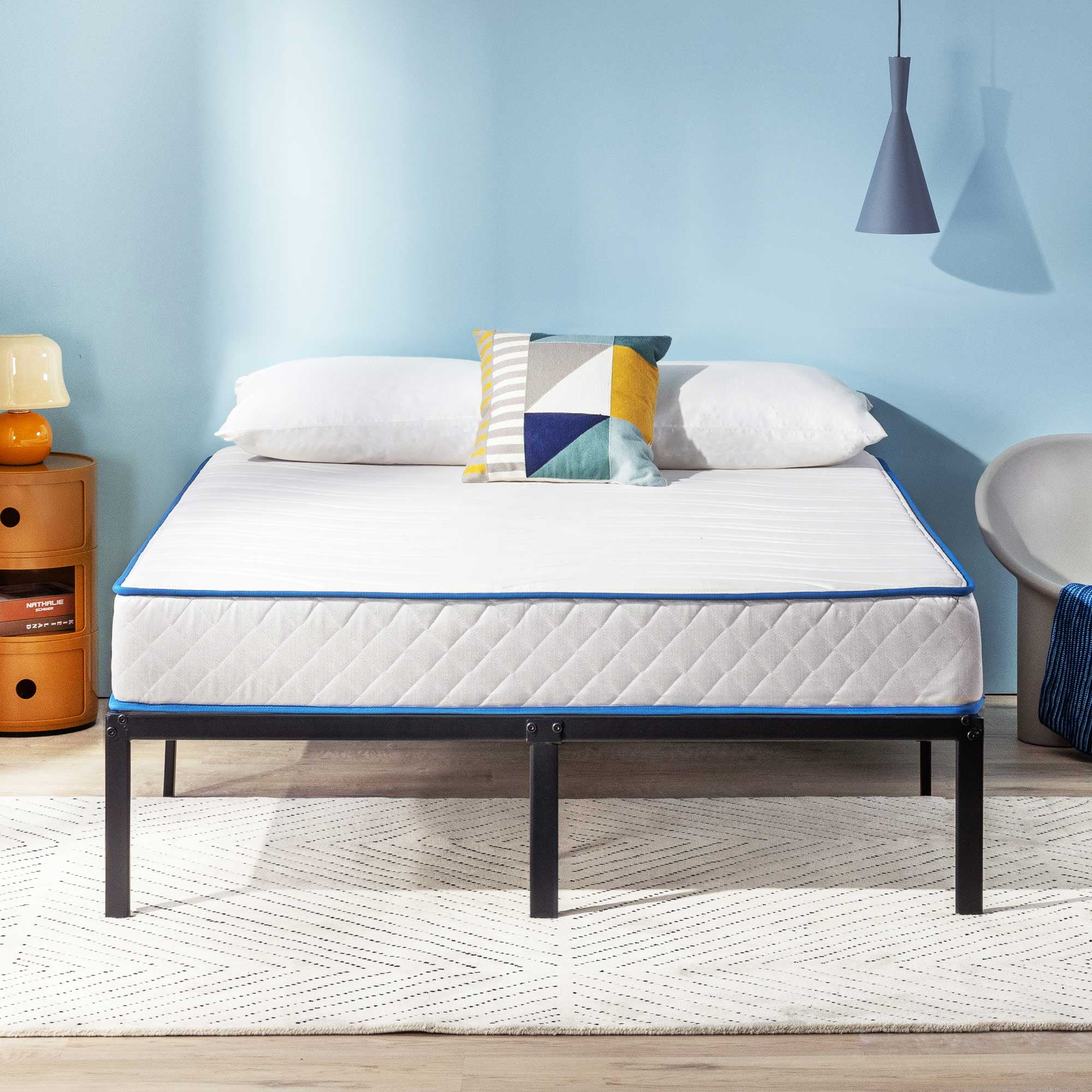 Best Price Mattress 8” Tight Top Bonnell Hybrid Mattress in a Box, Twin ...