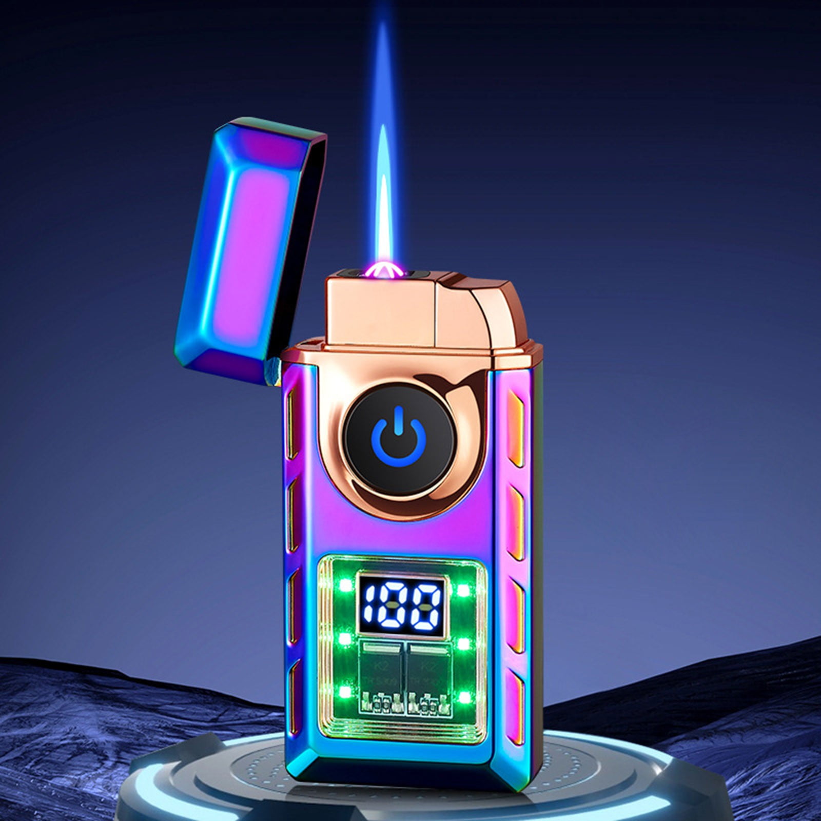 Best Prices, Windproof Lighter, Stainless Steel Flame Igniter, Dual ...