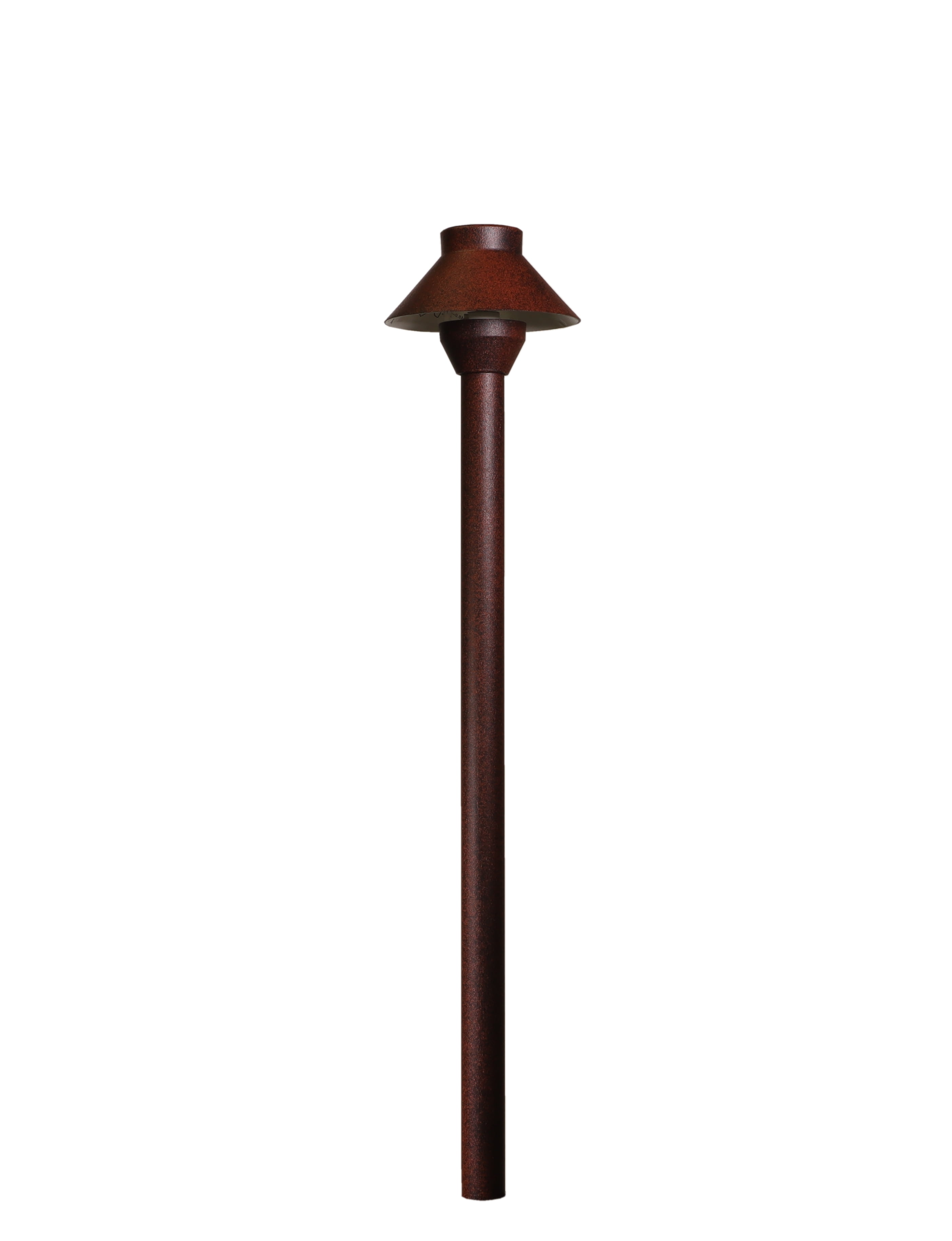 Best Pro Lighting LED 12V Landscape Light Small Hat Path Light In Rust ...