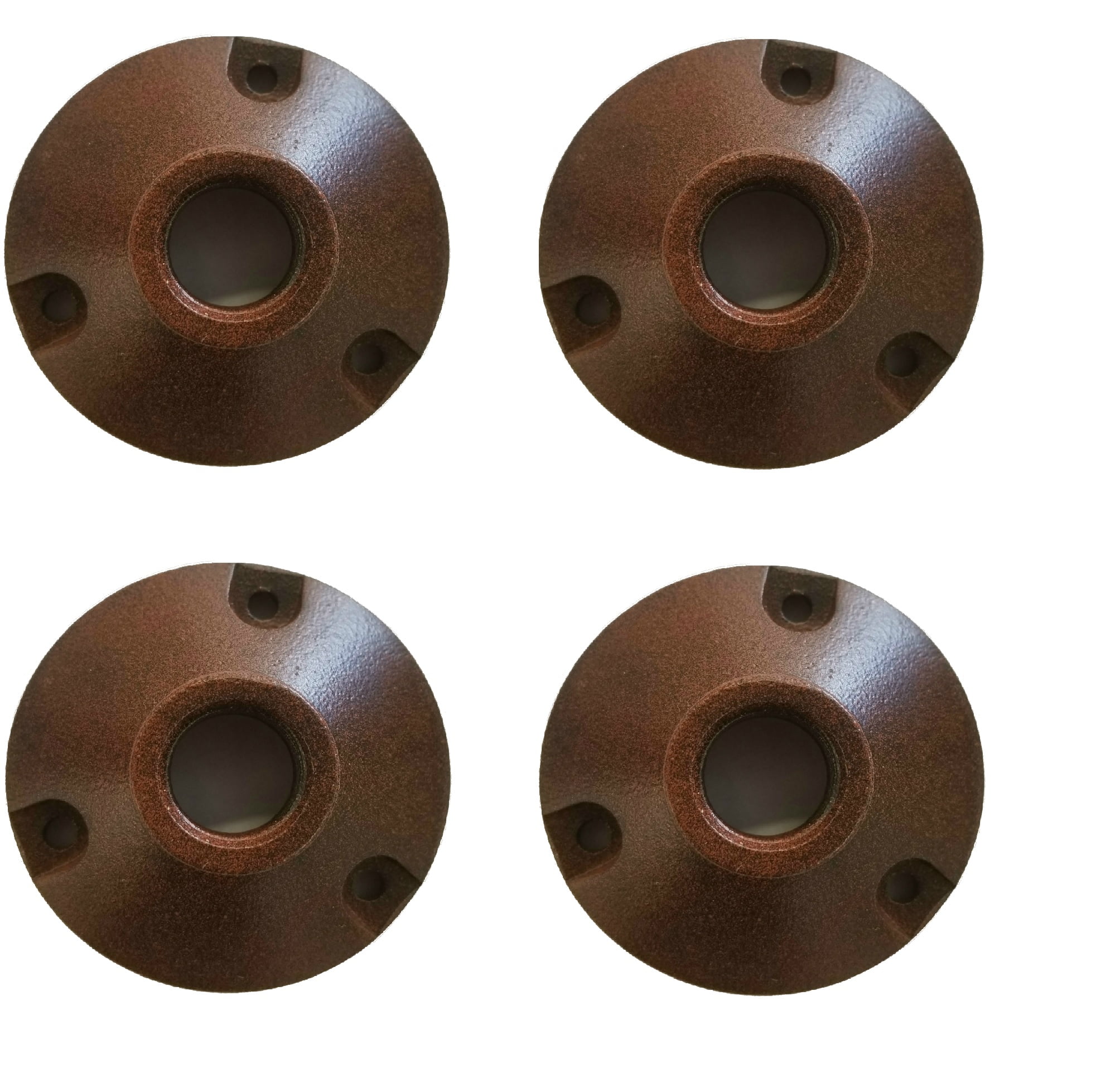 Best Pro Lighting's Cast Aluminum Round Mounting Bracket in Rust Finish ...