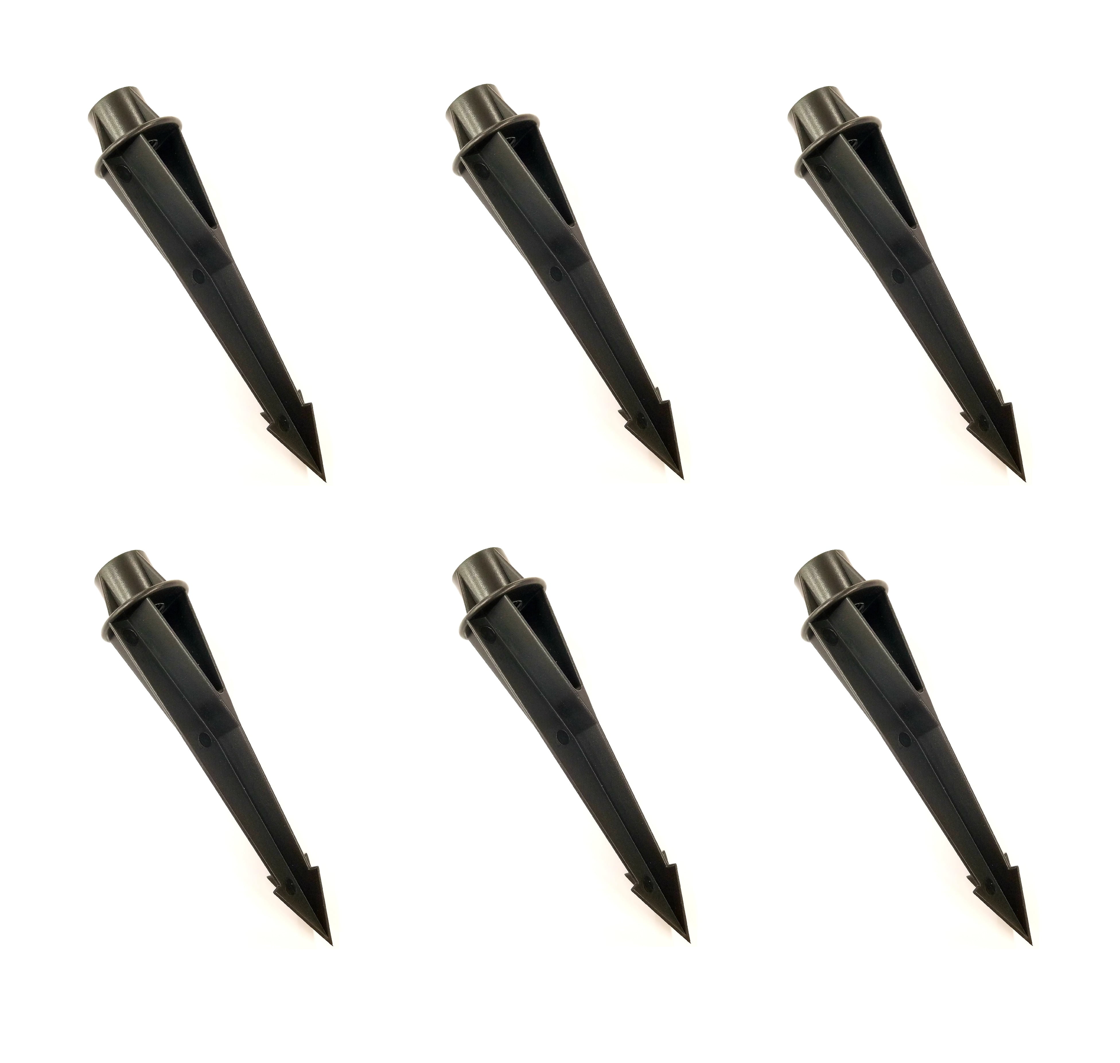 Best Pro Lighting's Set of 6 Heavy-Duty PVC Landscape Ground Spike ...