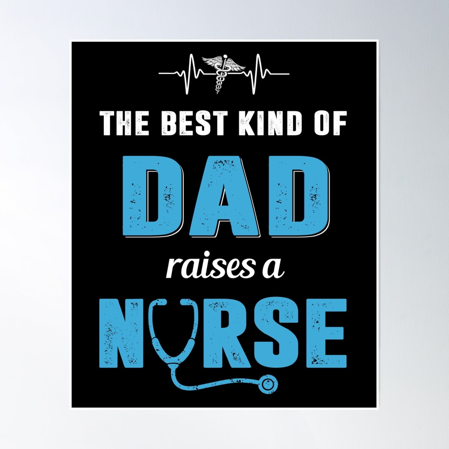 Best Proud Dad Nurse Daughter Scrub Nursing Nursery Life Fathers Day ...