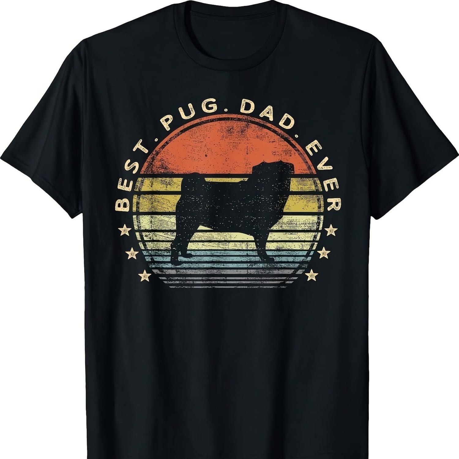 Best Pug Dad Ever Dog Lover Gif Pug Pet Owner Pappy Daddy T-S1Hirt ...