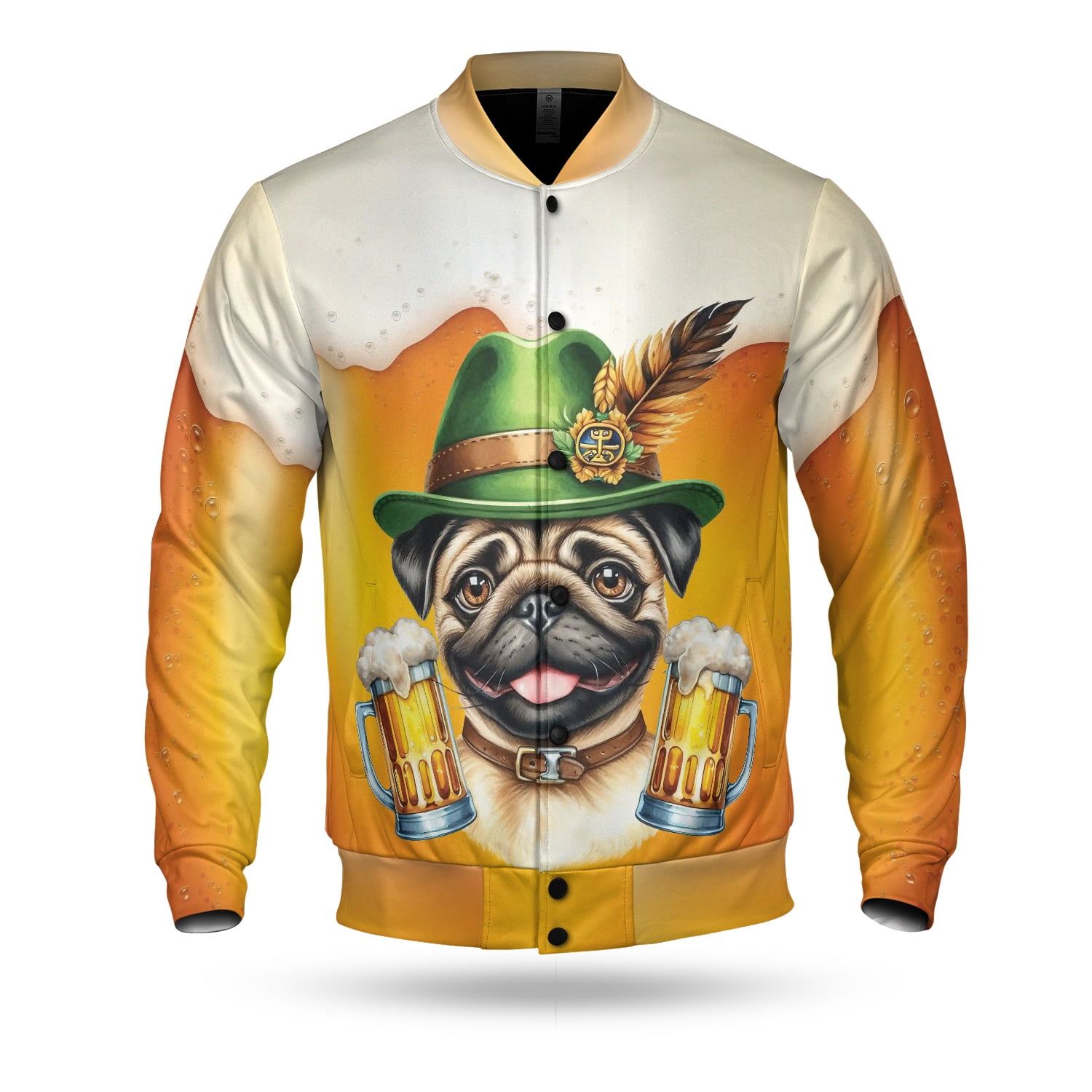 Best Pug Dad Proud Beer Lover Happy Oktoberfest All Over Print 3D ...