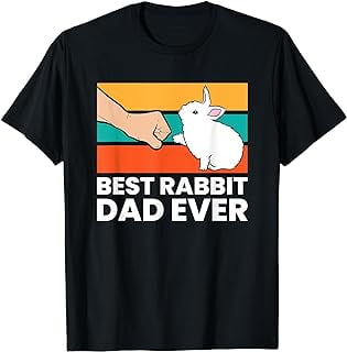 Best Rabbit Dad Ever Funny Dad Rabbit T-Shirt - Walmart.com