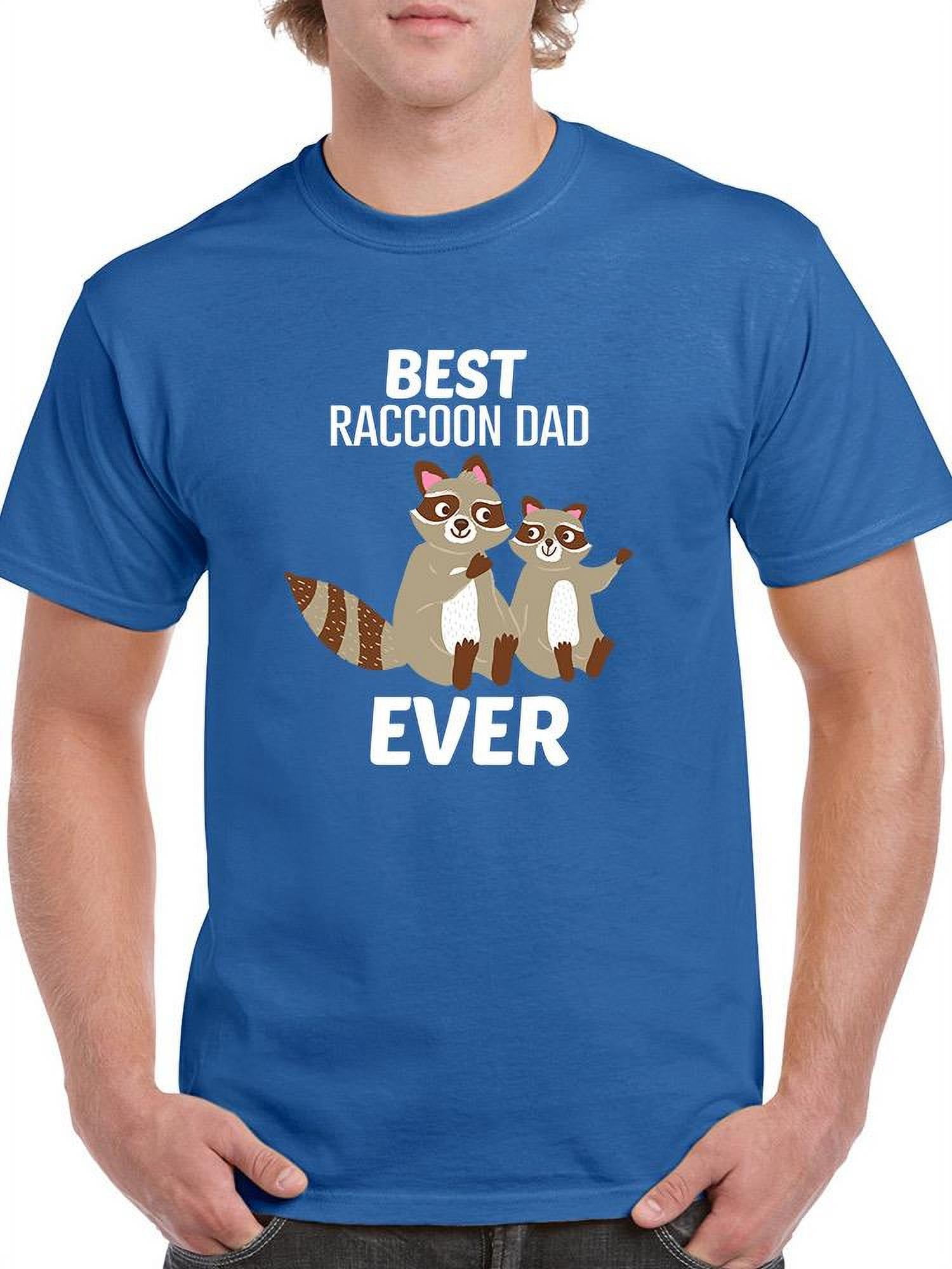 Best Raccoon Dad Ever T-Shirt Men -Smartprints Designs, Male Small - Walmart.com