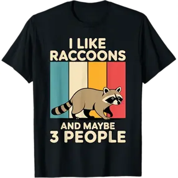 Best Raccoon Design for Men Women Kids Racoon Lover Raccoon T-Shirt ...