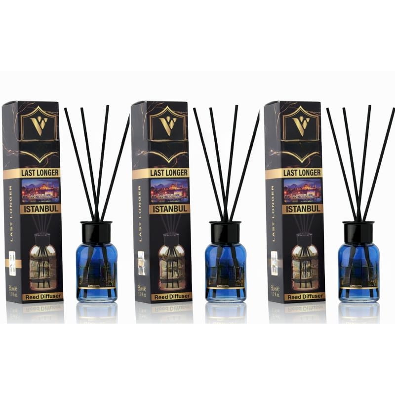 Best Reed Diffuser Set 55ML Aromatherapy Diffuser with Sticks - Calming ...
