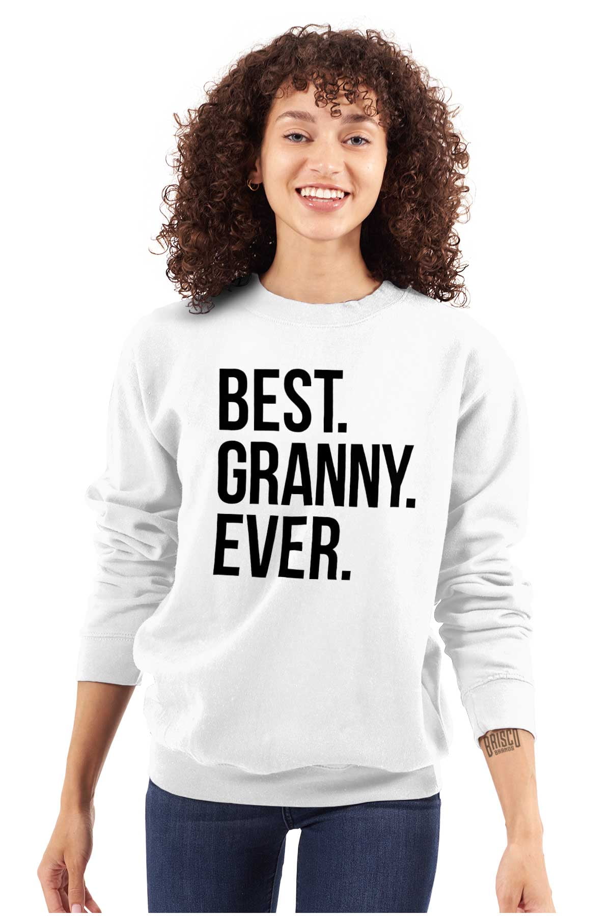 Best Granny Ever Grandma Grams Mother Women Plus Size Sweatshirt Brisco ...