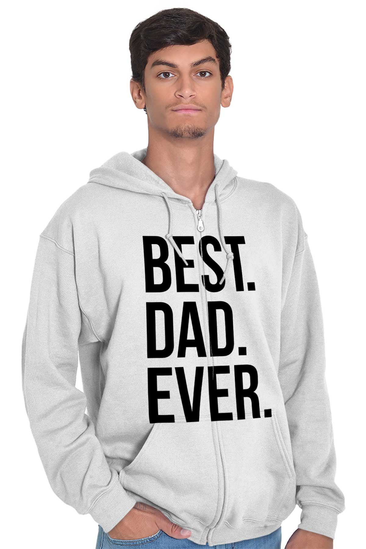Best Relative Ever Zip Up Hooded Sweatshirts For Men Best Dad Ever ...