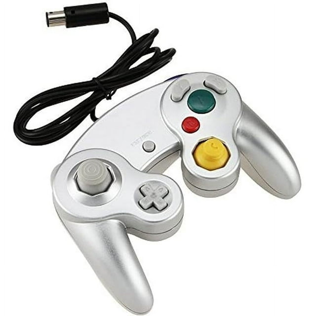 Best Retro Games, Classic Nintendo Gamecube Controller, Silver ...