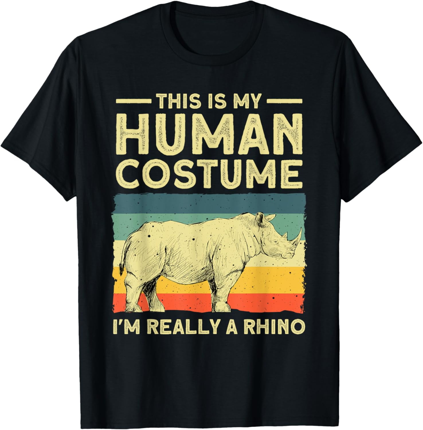Best Rhino Design For Men Women Kids Rhino Rhinoceros Lovers T-Shirt ...