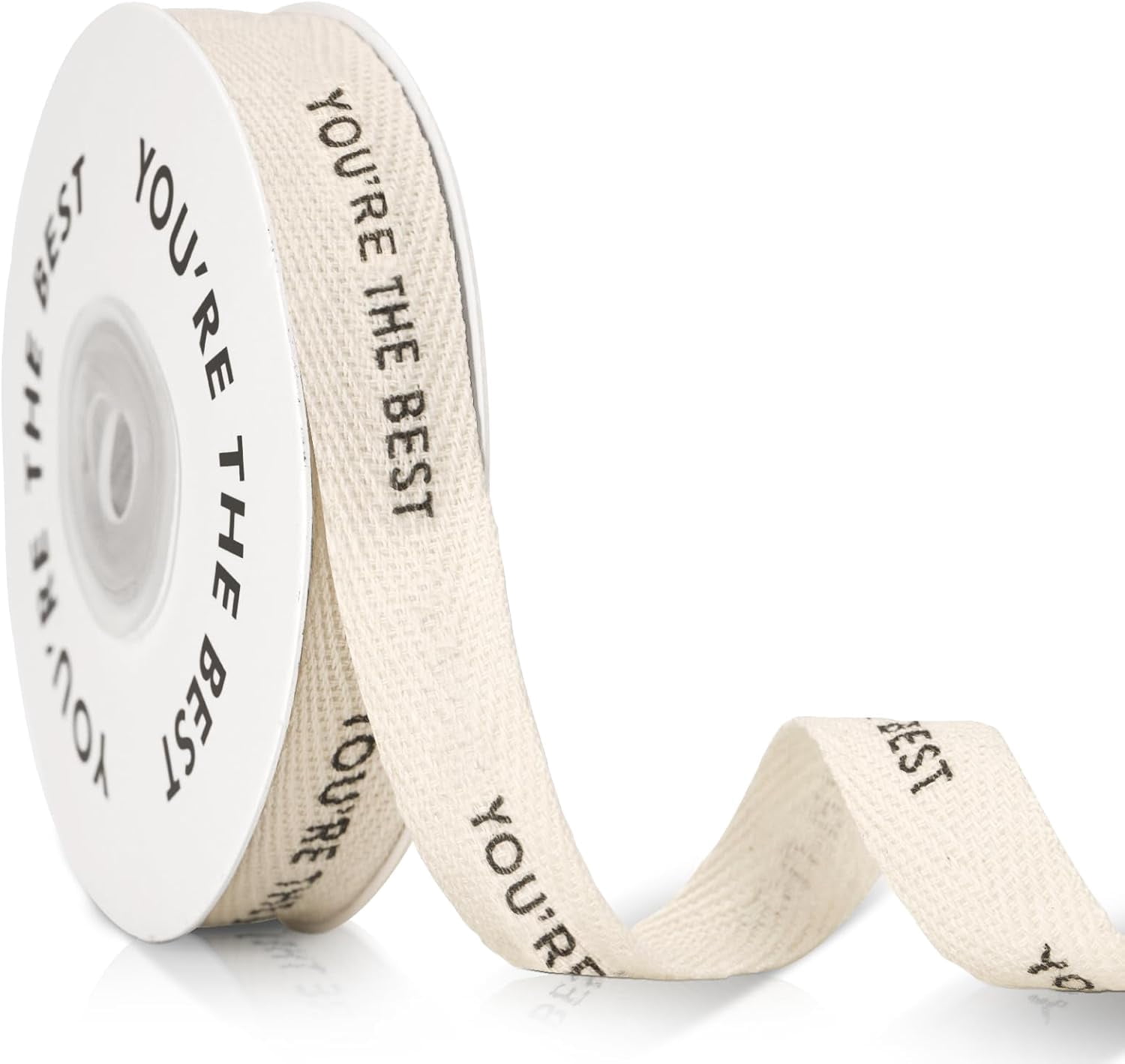 You're The Best Ribbon 5/8" x 10 Yards Twill Tape Herringbone Cotton ...