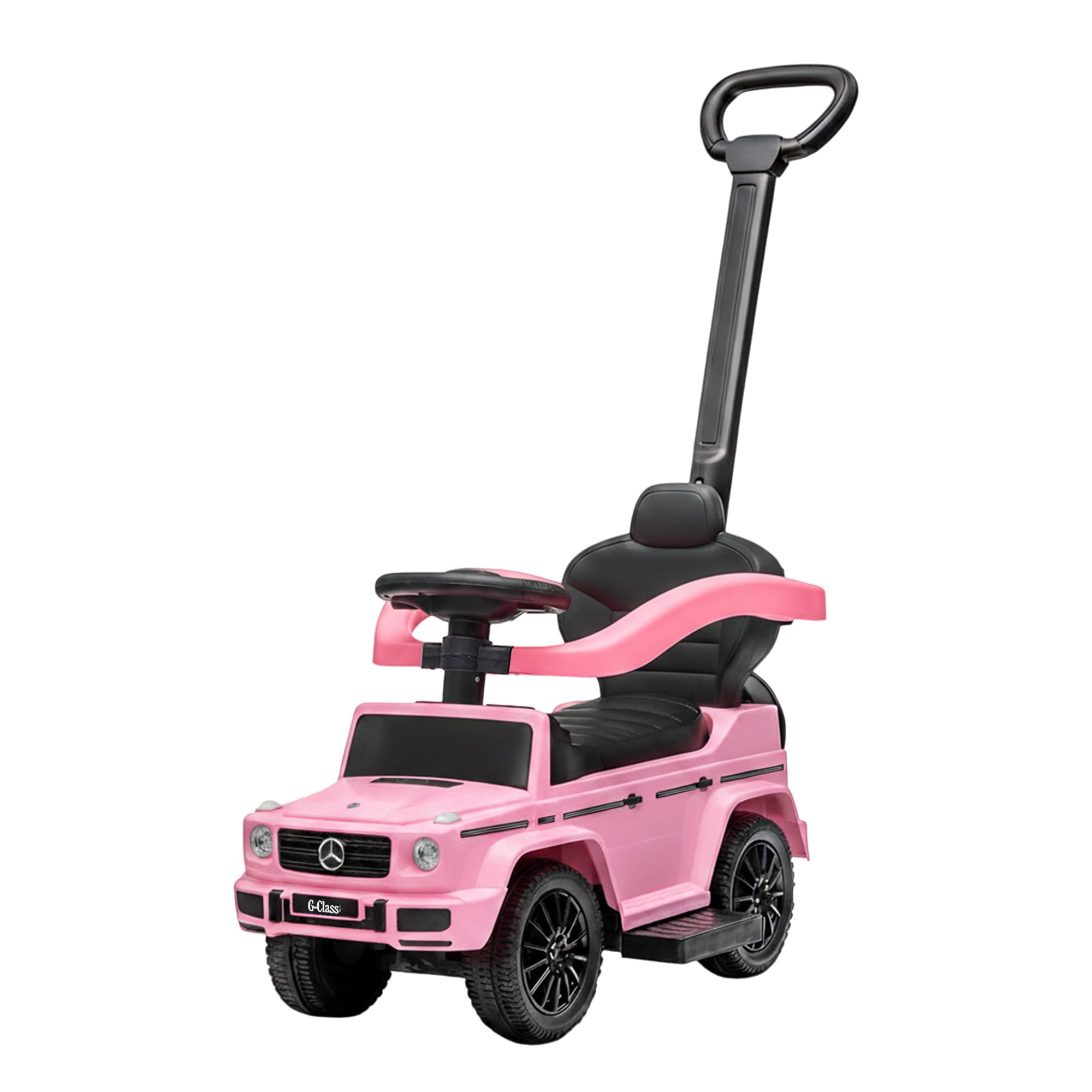 Best Ride On Cars Kids Outdoor Stroller Mercedes G-Wagon 3 in 1 Push ...