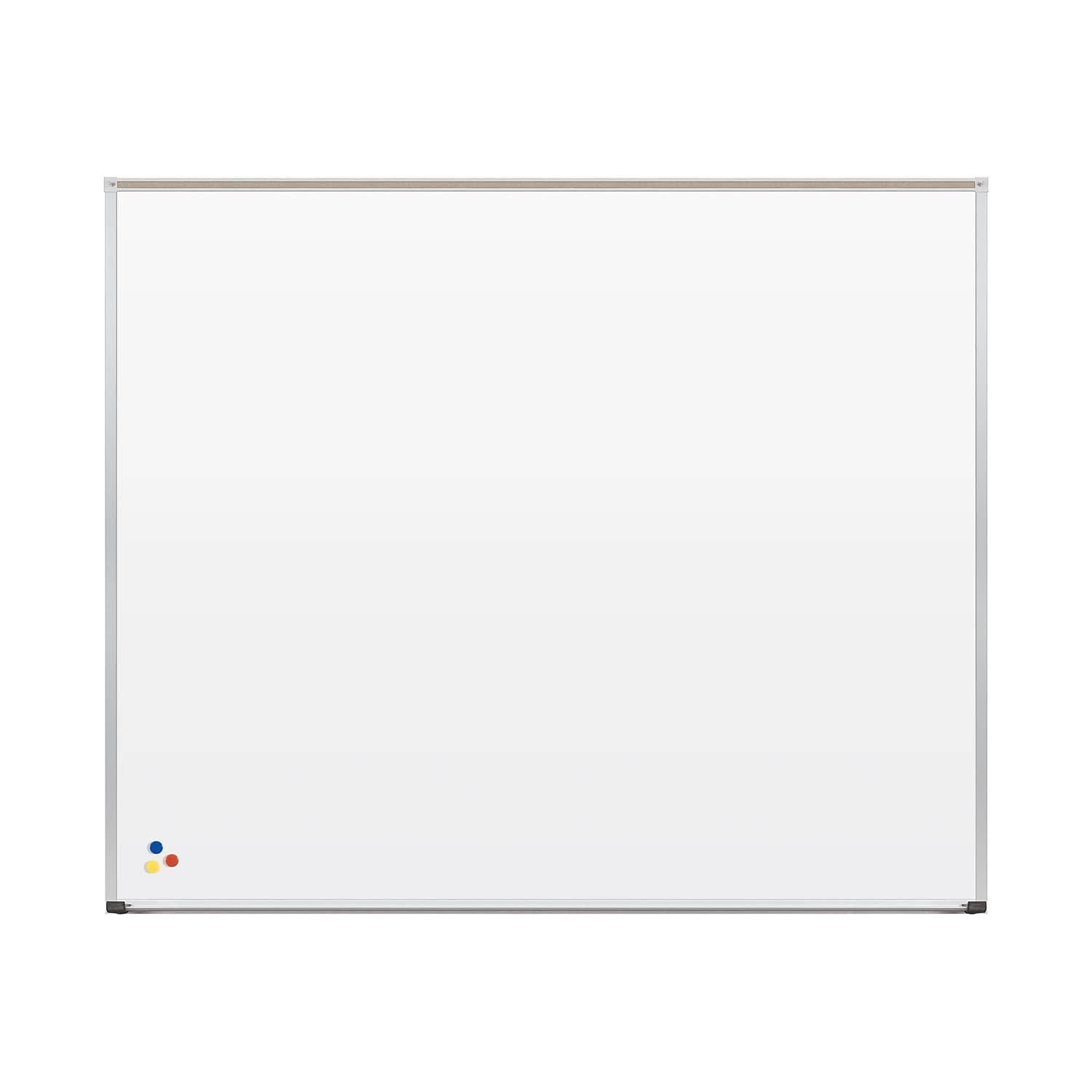 Best-Rite 4'x4' Magnetic Porcelain Dry-Erase Whiteboard, Anodized ...